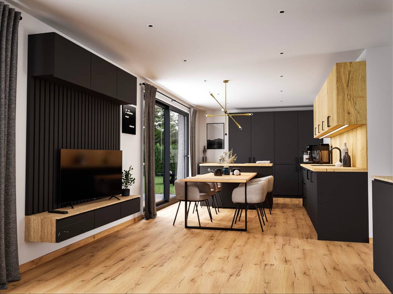 Modulhaus BLOXS LIVING 100 D - Der Allrounder in Massivholzbauweise